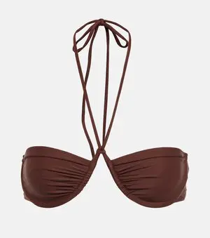 BANANHOT Bananhot Saint Tropez Bikini Top Brown