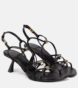 Khaite Louisa Leather Sandals
