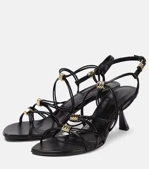Khaite Louisa Leather Sandals