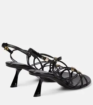 Khaite Louisa Leather Sandals