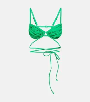 BANANHOT Cherry Bikini Top - Green
