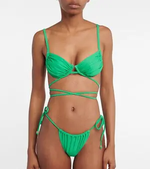 BANANHOT Cherry Bikini Top - Green