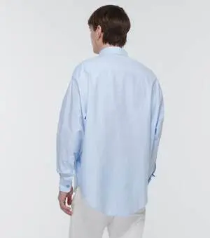 AMI Paris De Coeur Cotton Oxford Shirt
