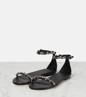 Isabel Marant Étoile Embellished Leather Sandals