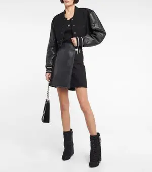 Givenchy Shark Lock Tweed Ankle Boots