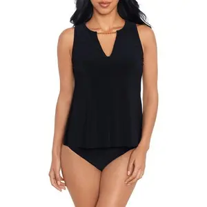 MAGICSUIT® Hyperlink Chanae Tankini Top - Black