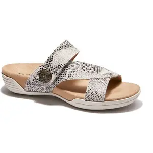 HALSA FOOTWEAR Desiree Sandal - Beige/silver
