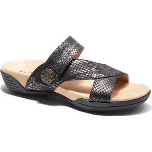 HALSA FOOTWEAR Desiree Sandal - Black/silver