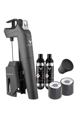 CORAVIN Timeless Three+ Wine Preservation System - Black