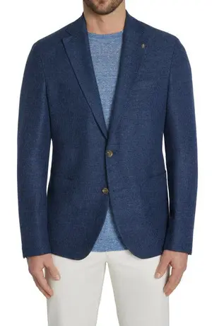 JACK VICTOR Hampton Solid Knit Sport Coat