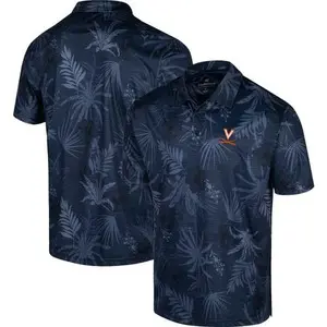 COLOSSEUM Virginia Cavaliers Palms Team Polo - Navy