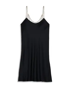 Ba&sh Clem Open Back Mini Slip Dress