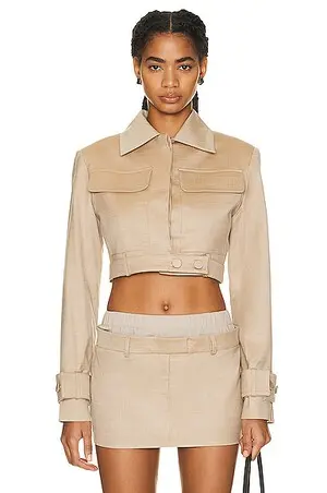 AYA MUSE Manza Jacket In Beige