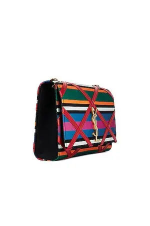 Saint Laurent Small Kate Chain Bag In Red