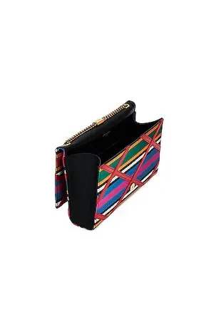 Saint Laurent Small Kate Chain Bag In Red