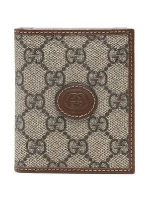 Gucci Gg Supreme-canvas Wallet - Neutrals
