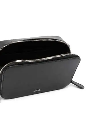A.p.c. Leather Messenger Bag