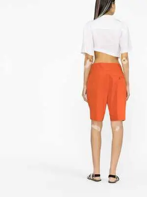 Aspesi High-waisted Cotton Shorts