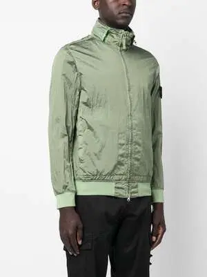 Stone Island 41920 Zip-up Jacket - Green
