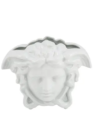 Versace Medusa Grande Porcelain Vase - White