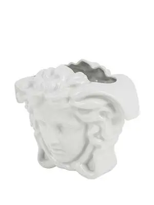 Versace Medusa Grande Porcelain Vase - White