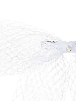 MAISON MICHEL Aya Hair-bow - White