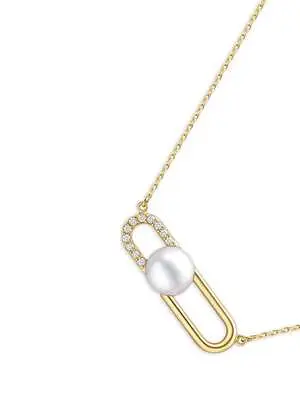 TASAKI 18kt Yellow Fine Link Pearl Necklace