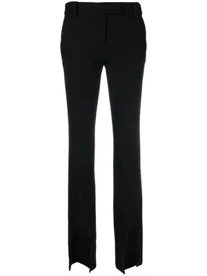 ALESSANDRO VIGILANTE Front-slit Flared Trousers