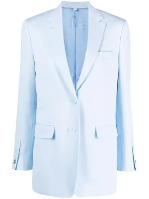 Burberry Single-breasted Wool Blazer
