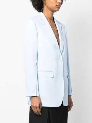 Burberry Single-breasted Wool Blazer