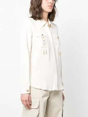 Elisabetta Franchi Criss-cross Detail Shirt