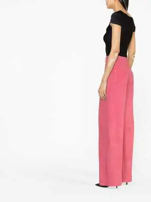 Alberta Ferretti Palazzo Trousers - Pink