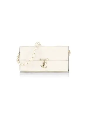 JIMMY CHOO Avenue Leather Bag - Latte