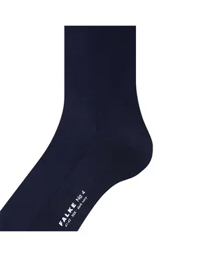 Falke No. 4 Silk & Nylon Knee High Dress Socks - Dark Navy