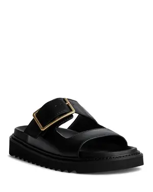 Zadig&Voltaire Alpha Cecilia Black Slide Sandals