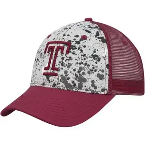 COLOSSEUM Cherry Temple Owls Love Fern Trucker Snapback Hat - Gray