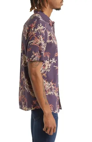 Rvca Anytime Short Sleeve Button-up Shirt