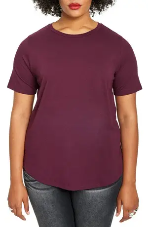 Universal Standard Tee Rex Tee Eggplant