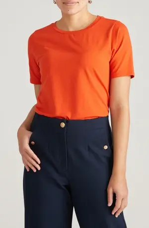 Universal Standard Tee Rex Tee - Orange Flame