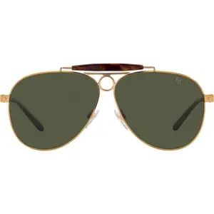 Ralph Lauren 61mm Aviator Sunglasses - Antiq Cop