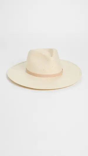 Janessa Leoné Sherman Straw Panama Hat - Natural