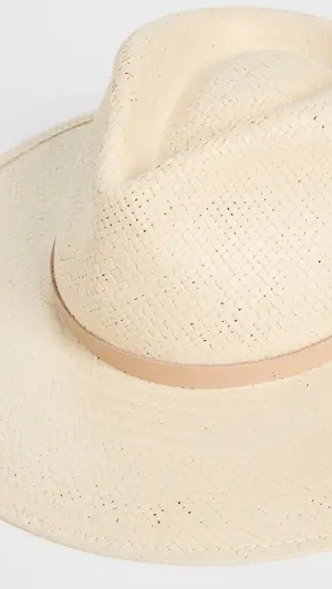 Janessa Leoné Sherman Straw Panama Hat - Natural