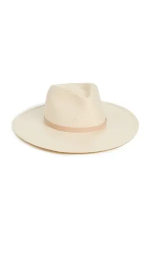 Janessa Leoné Sherman Straw Panama Hat - Natural
