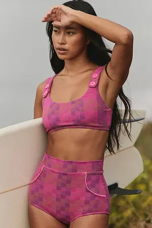 SELEZZA Georgia Surf Top Pink Amos