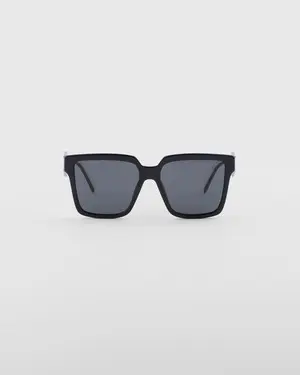 Prada Sunglasses With Logo - Slate Gray Lenses