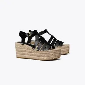 Tory Burch Open Toe Espadrilles