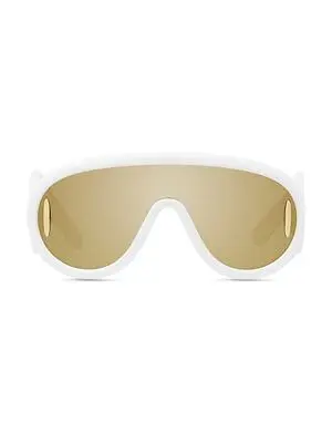 Loewe Paula's Ibiza Mask Sunglasses - Ivory Brown Mirror