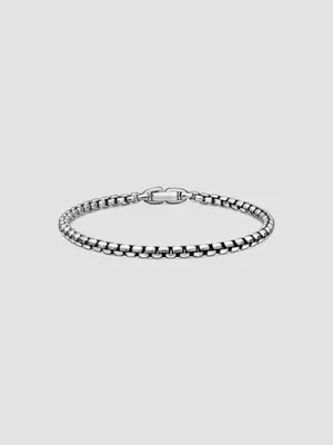 David Yurman Box Chain Bracelet - Silver