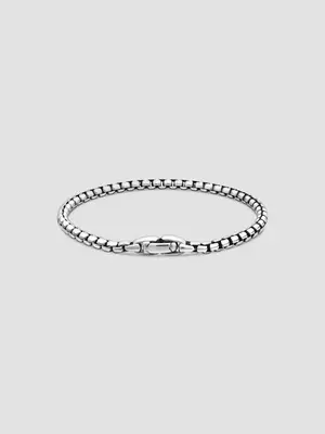 David Yurman Box Chain Bracelet - Silver