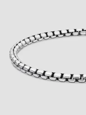 David Yurman Box Chain Bracelet - Silver